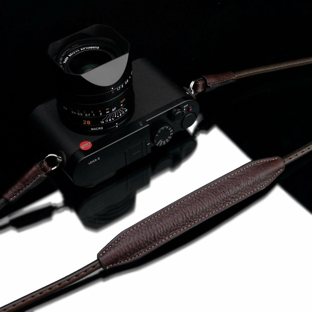 Gariz XS-CSNLBR Large Size Genuine Leather Camera Neck Strap for ...