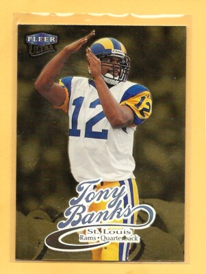 TONY BANKS - 1999 Fleer Ultra "Gold Medallion" - #124G - Rams - Comb ...