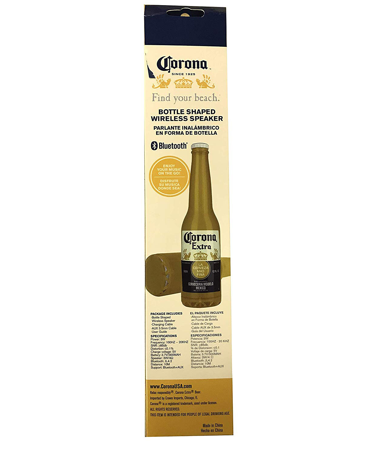 Corona Extra Wireless Bluetooth Bottle Shaped Speaker | eBay
