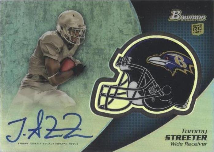 2012 Bowman - Chrome Rookie Autographs Tommy Streeter #BCRA-TS (AU, RC ...