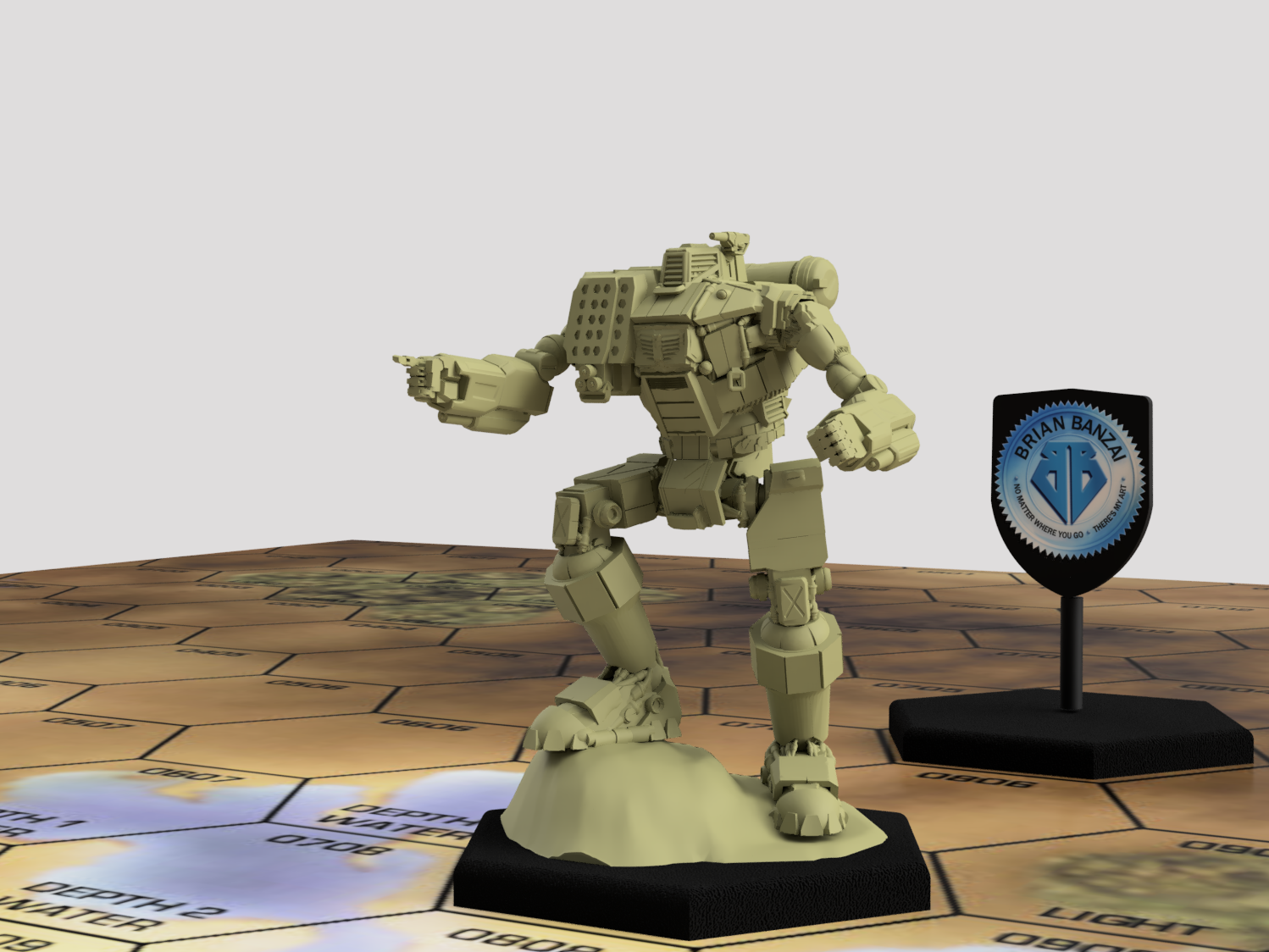 Hunchback HBK-4J | Brian Banzai Exclusive BattleMech | Battletech ...
