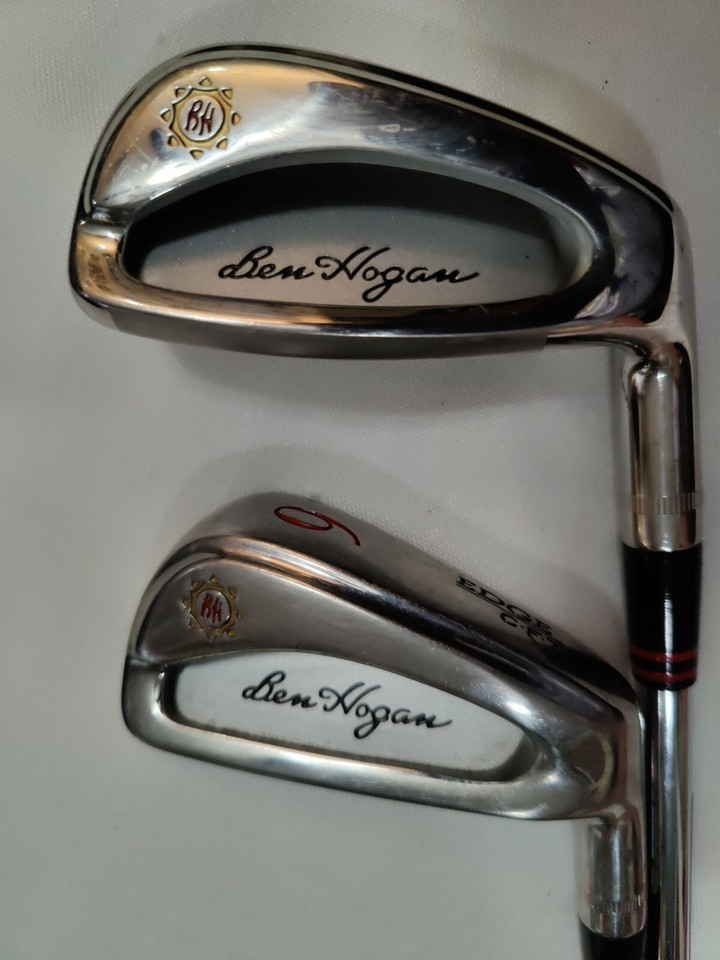 BEN HOGAN EDGE CFT IRONS #6 & #8 6-#3 GRAPHITE #6-APEX 3 STEEL BH GRIP ...