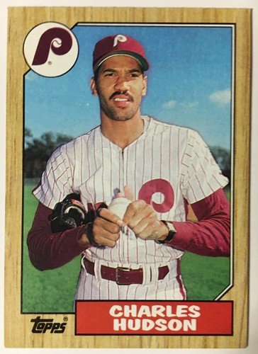 1987 Topps Baseball #191 Charles Hudson Phillies NM Condition | eBay