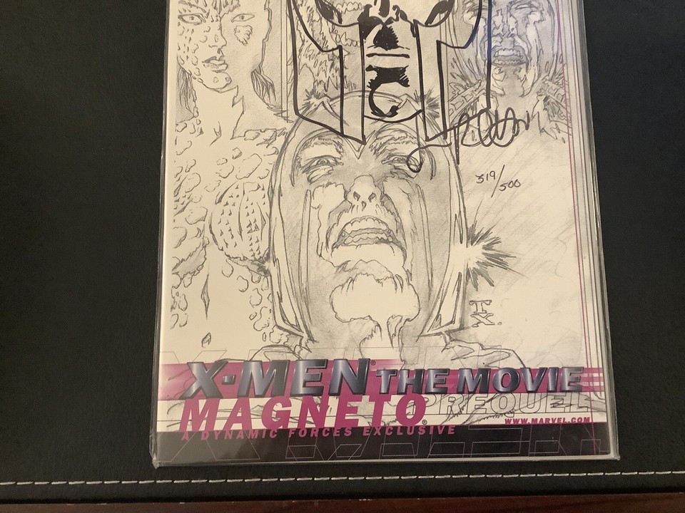 X-Men the Movie Prequel Dynamic Force COA sealed,signed,sketched ...