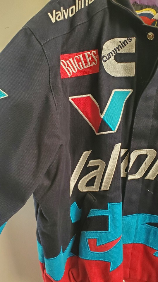 Vtg Men's XL Mark Martin Roush Racing #6 Valvoline NASCAR JH Designs ...