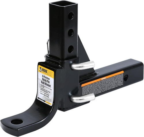 Adjustable Hitch Tow Ball Mount Receiver Carry Towing Truck Car Inch ...