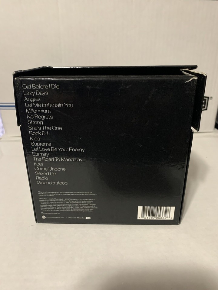 *Robbie Williams Greatest Hits Singles - Box Set (CD) Box Set ...