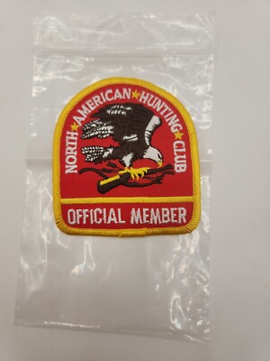 Vtg North American Hunting Club Patch NAHC NRA Official Member Hunter ...