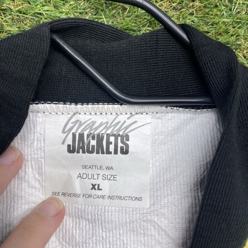 Vintage Concert Tickets Tyvek Jacket Mens XL Hendrix Rolling Stones ...