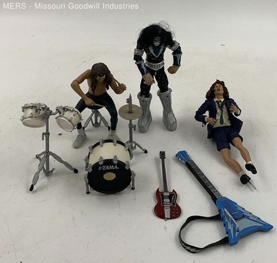 Lot Of Kiss Rock N Roll Band Action Figures & Accessories | eBay