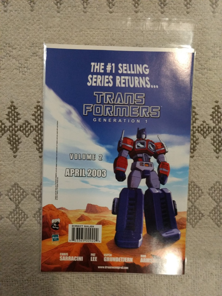 Pre-owned Transformers Armada Comic Issue# 7 Cover B (bag and board included) | eBay