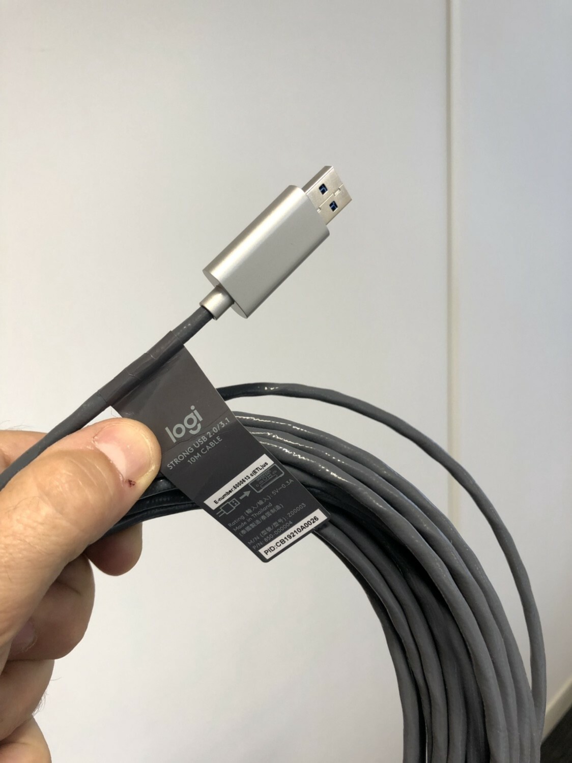 Logitech Vc 850-000004 10M Strong Usb 3.1 Cable | eBay