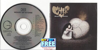 Cher Heart of Stone (CD, 1989, Geffen M2G 24239) Disc & Cover Art Only ...