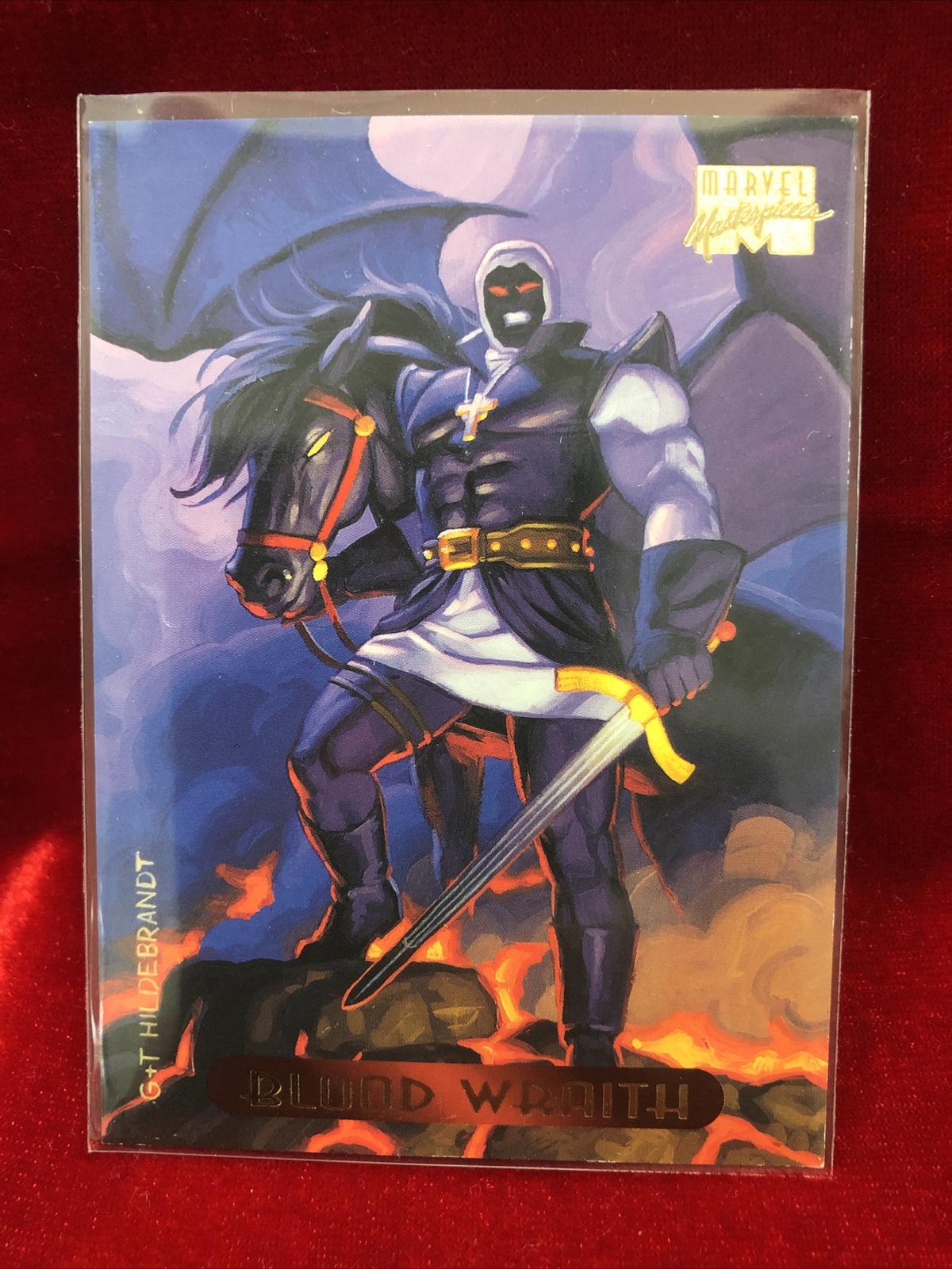 BLOOD WRAITH , 1994 Fleer Marvel Masterpieces. Card # 14 | eBay