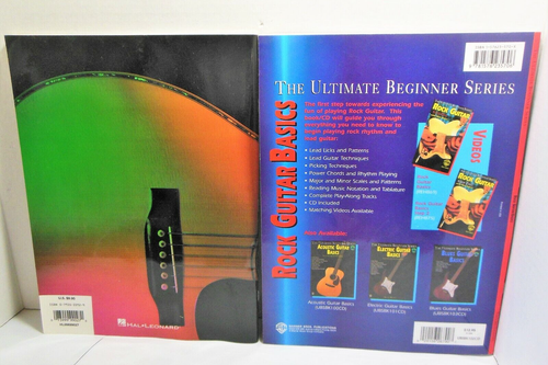 LOT Guitar Method Hal Leonard AND Rock Guitar Basics Beginner EACH WITH ...