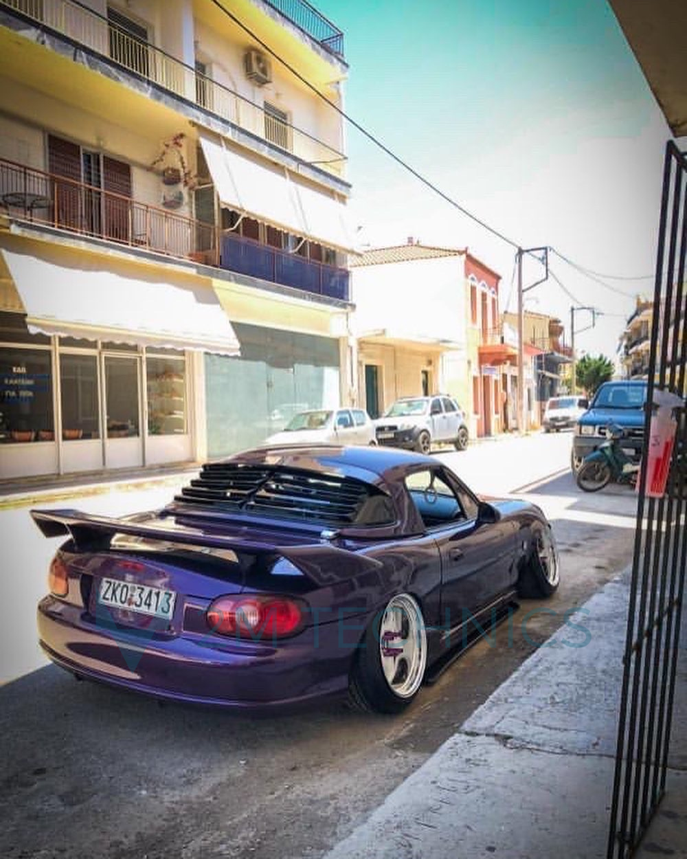 MX5 Mk1 Mk2 Hardtop Louver Spoiler Mazda MX-5 NA NB 2M Technics 90-05 ...