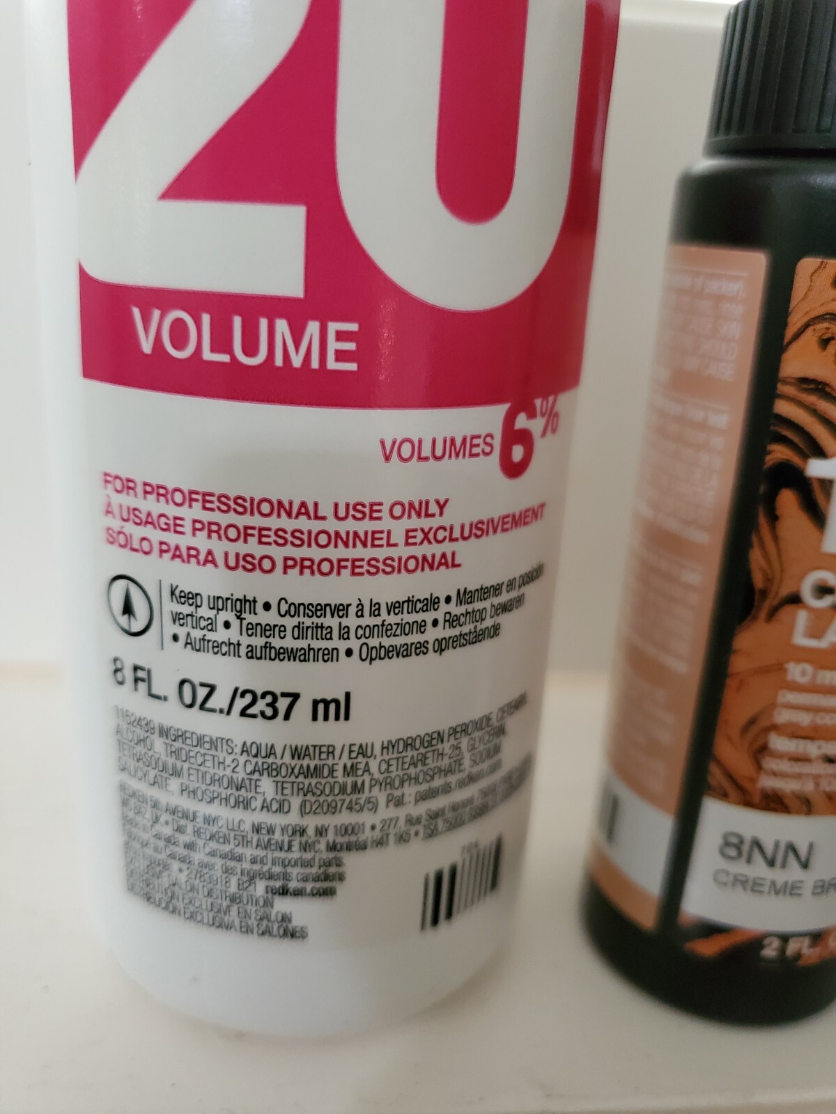 Redken Color Gels Lacquers 10 Minute Fast Gray Coverage 8NN, 9N + 8oz ...