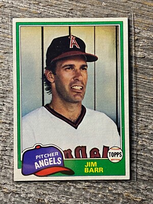 1981 Topps #717 Jim Barr California Angels | eBay
