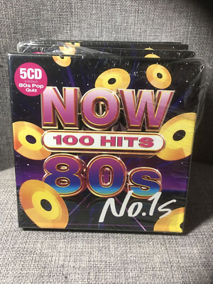 Now 100 Hits 80s No.1s CD (5 Discs) - New Sealed | eBay UK