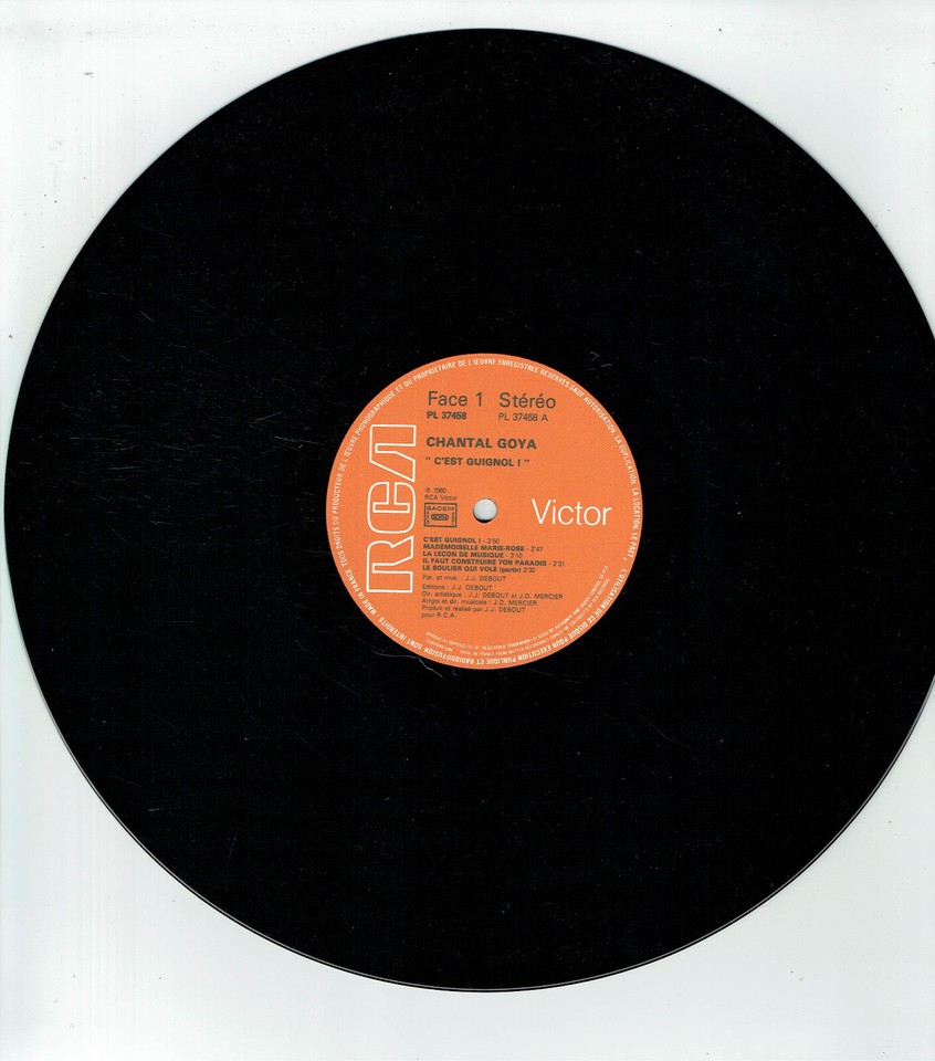 33 Upm Chantal Goya Schallplatte Kinder LP 12 " C'Est Kasper - Rca ...