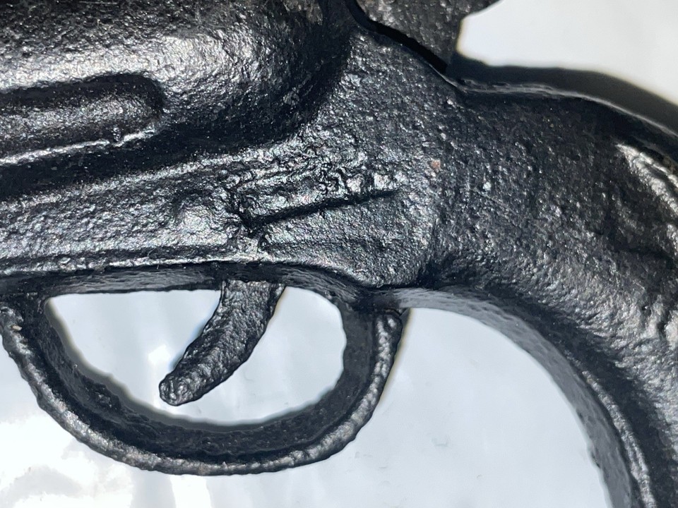 Vintage Cast Iron Hubley TEX Small Single Shot Revolver Toy Cap Gun | eBay