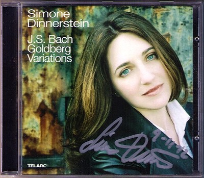 Simone DINNERSTEIN Signiert BACH Goldberg Variations TELARC CD 2007 ...