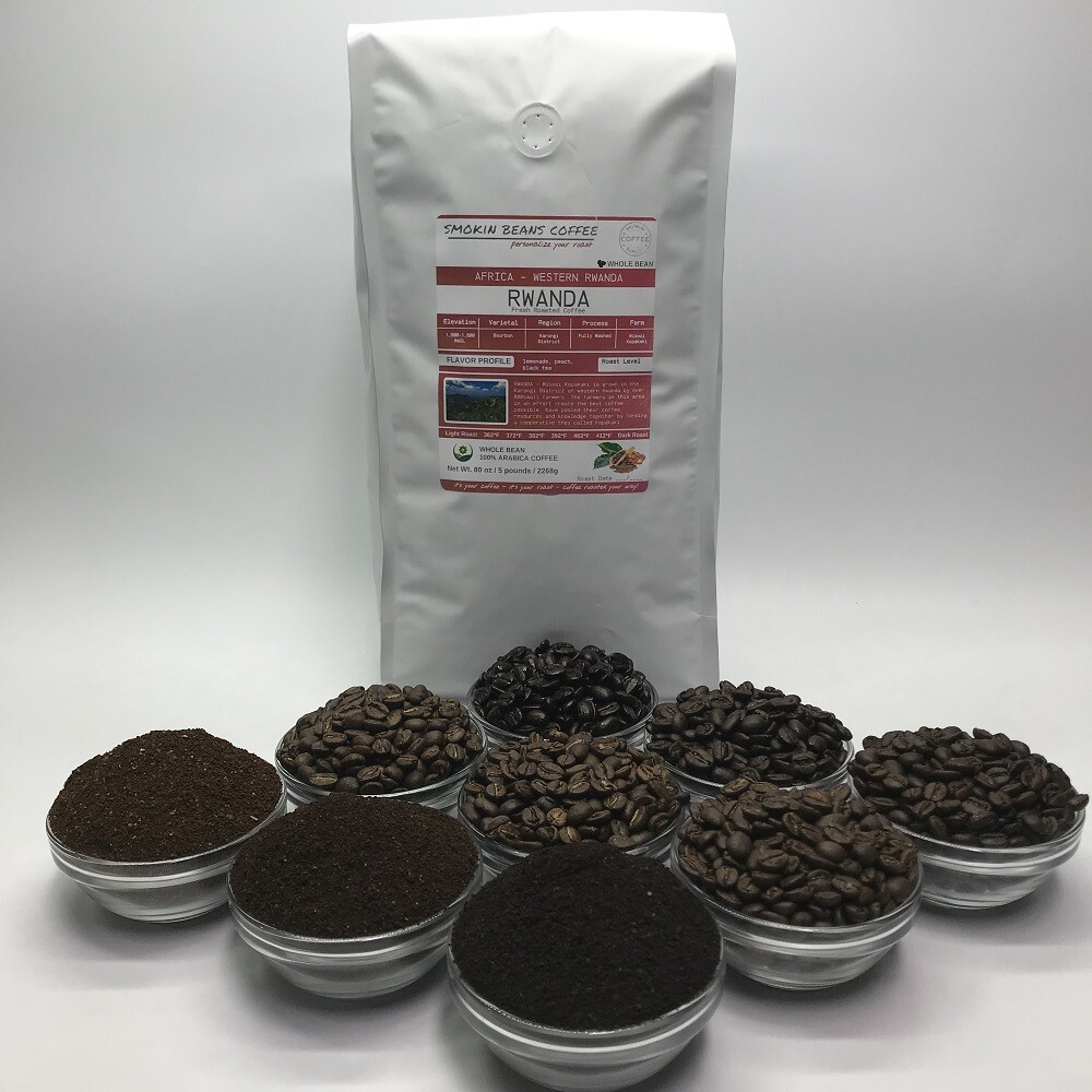 8oz/5lb - Rwandan Coffee – Africa – Premium Fresh Roasted To Order ...