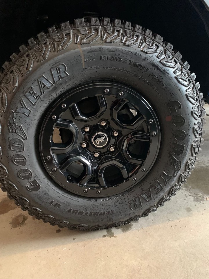 1X Black Bead Lock Wheel Trim Ring Kit For 2021-2025 Ford Bronco | eBay