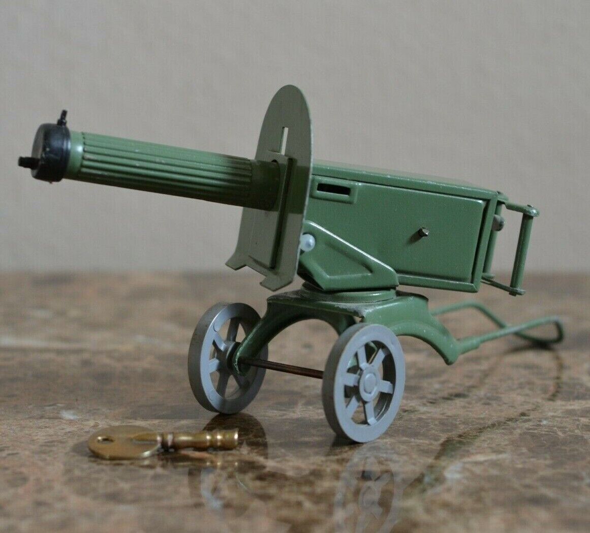 Vintage Rare machine gun Maxim Metal Clockwork Toy USSR (not working ...