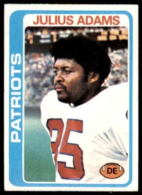1978 TOPPS JULIUS ADAMS . NEW ENGLAND PATRIOTS #401 | eBay
