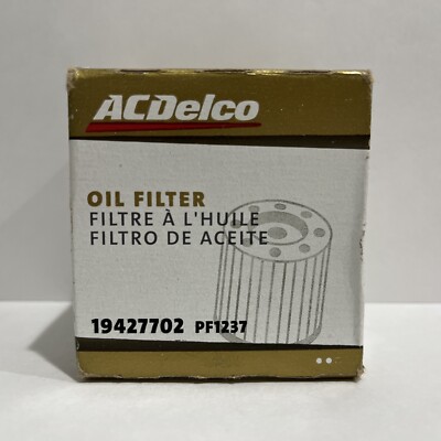 ACDelco Gold PF1237 Engine Oil Filter 19227702 New Open Box | eBay