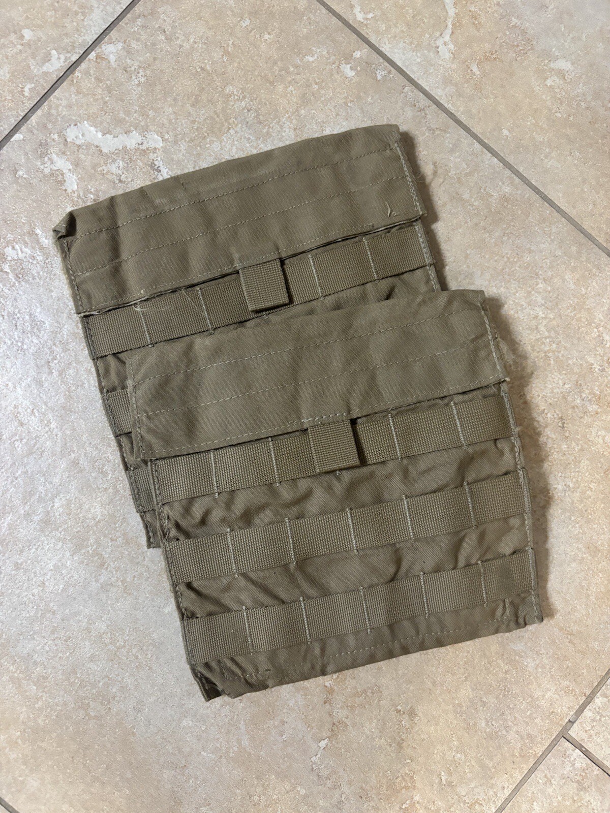 Set of 2 Eagle Industries Side Plate Carrier/Admin Pouch, Coyote MOLLE ...