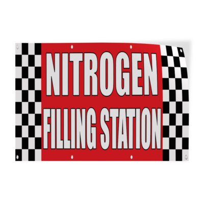 Decal Stickers Nitrogen Filing Station Auto Body Shop Car A Store Sign ...