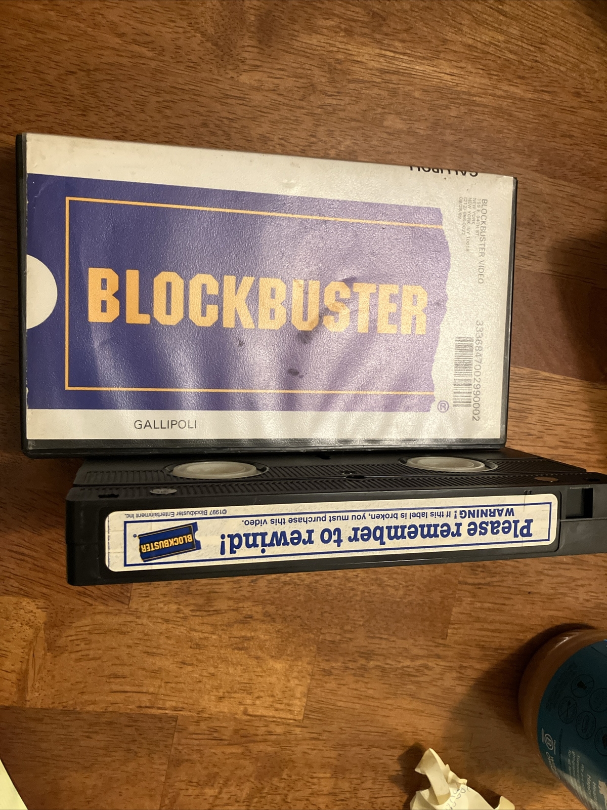 Blockbuster VHS Case W/ Gallipoli NY NY | eBay