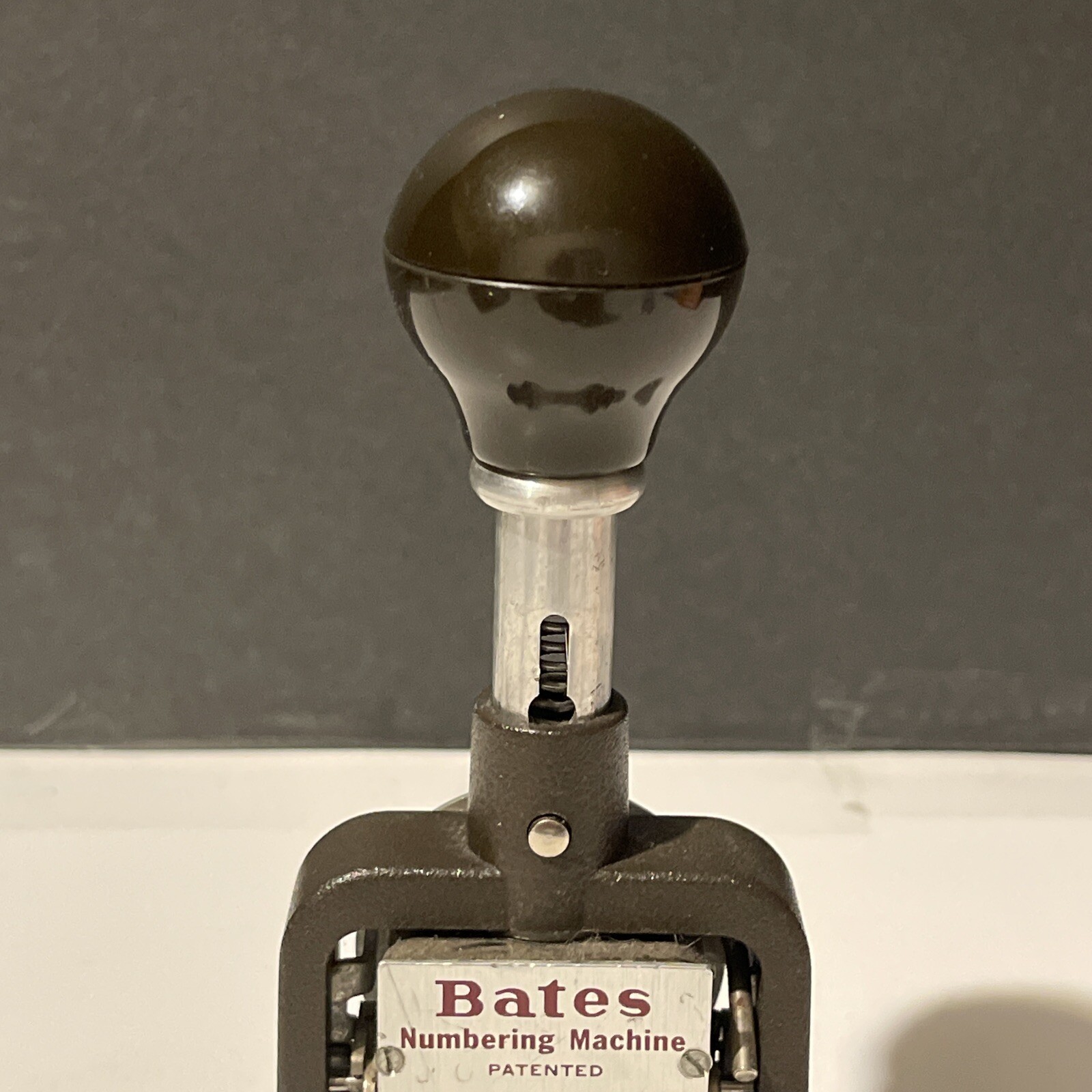 Bates Numbering Machine Vintage 6 Wheels Type E Model 1130 for sale ...