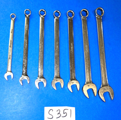 SNAP-ON TOOLS 7 PIECE METRIC COMBINATION 6 POINT WRENCH SET 8MM-17MM | eBay
