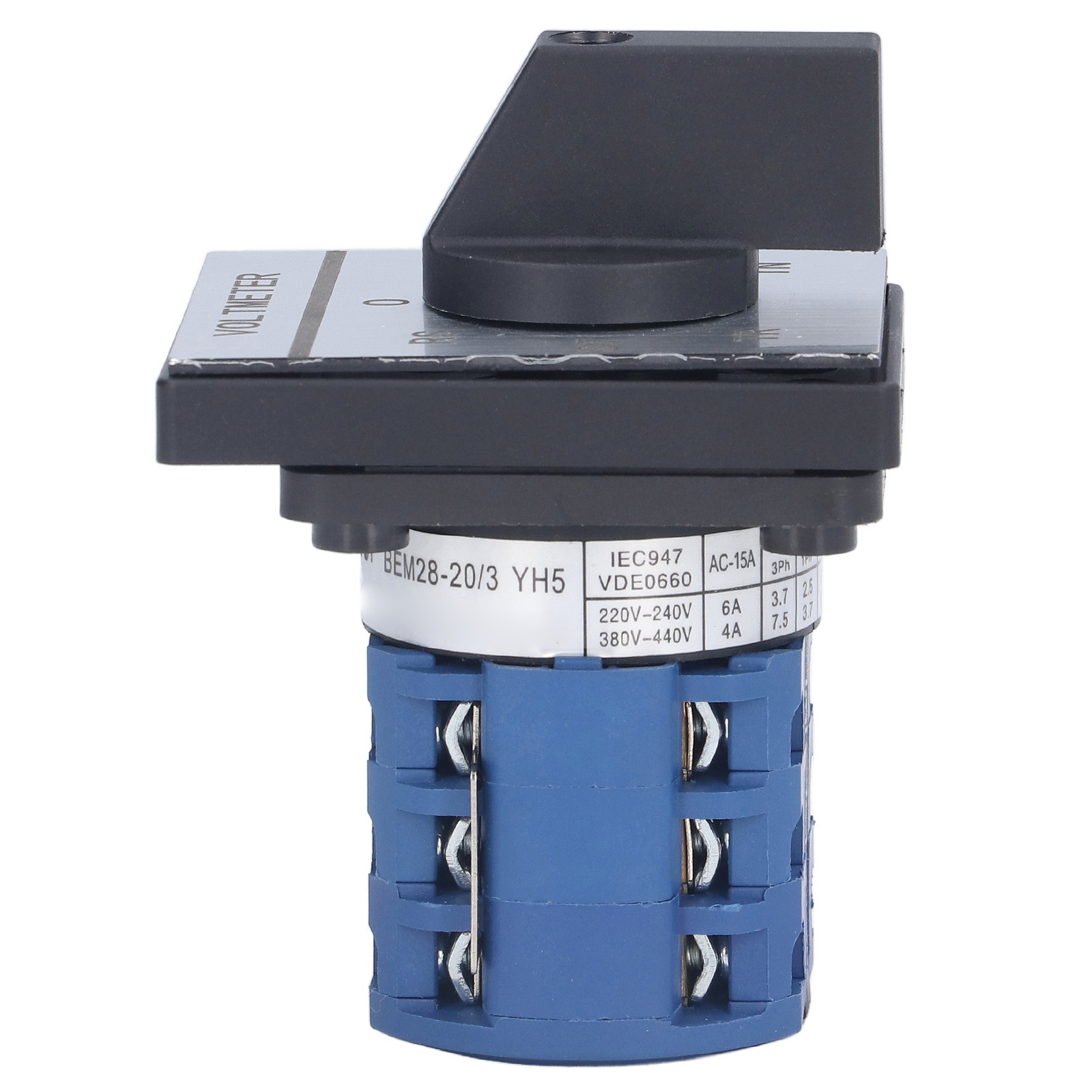 BERM Changeover Switch Knob Voltage Control 7 Position 3 Phase 3 Wire ...