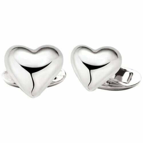Special Men's Brilliant Heart Design Beautiful Handmade High Polish ...