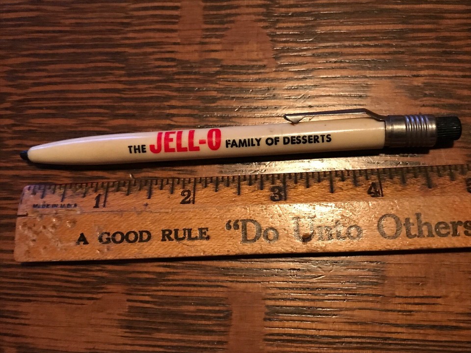 JELLO Vintage Advertising Marking Pen, Family Of Desserts | eBay
