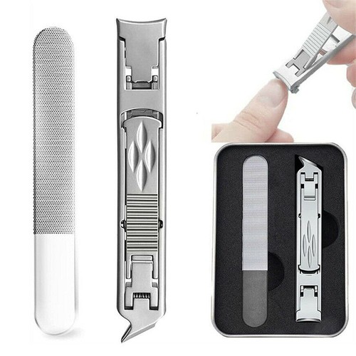 Lever Double Head Nail Cutter Curved Bevel Nipper Nail Trimmer Toenail ...
