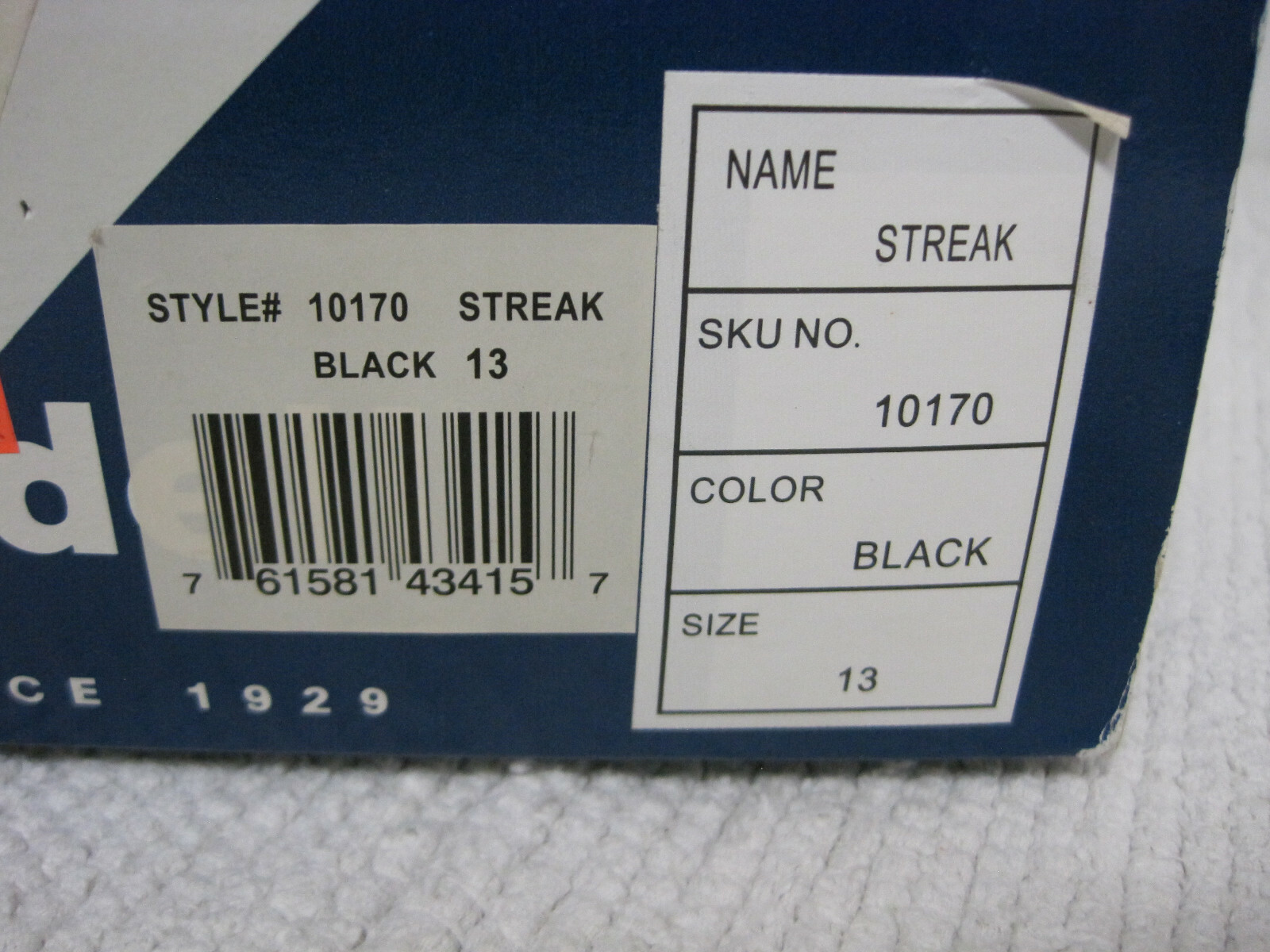NOS Riddell Streak Pro Series 10170 Black Football Cleats Size 13 FAST ...