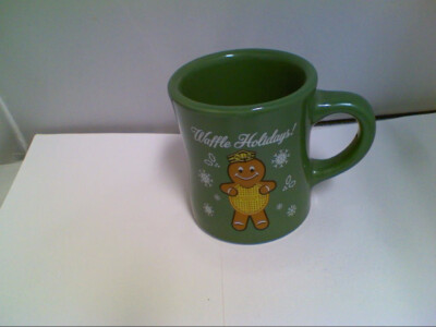 2016 Waffle House Waffle Holiday Gingerbread Tuxton Green Coffee Mug | eBay