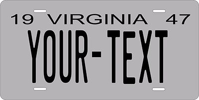 Virginia 1947 License Plate Personalized Custom Auto Bike Motorcycle ...