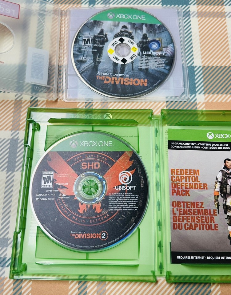 Tom Clancy's The Division 1 And 2 - Microsoft Xbox One 887256036362| eBay