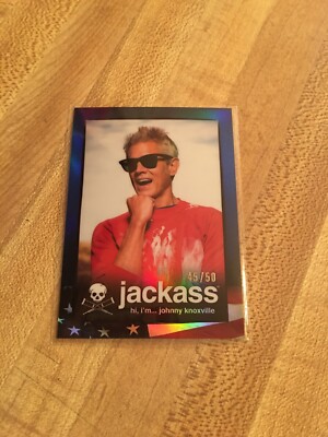 2022 ZEROCOOL JACKASS JOHNNY KNOXVILLE CARD #1 BLUE PARALLEL 45/50 | eBay