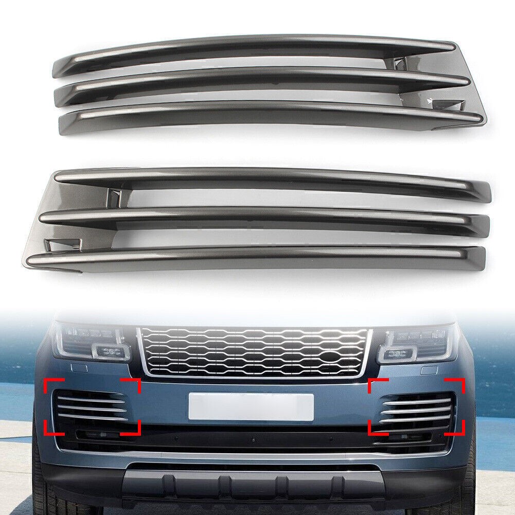 Fit Land Rover Ranger Rover L405 Front Fog Bumper Grille Air Vent Cover ...