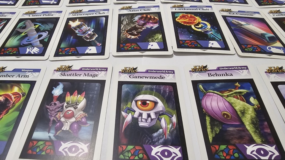 Nintendo 3DS Kid Icarus Uprising AR Cards Lot 64 Count Excellent ...