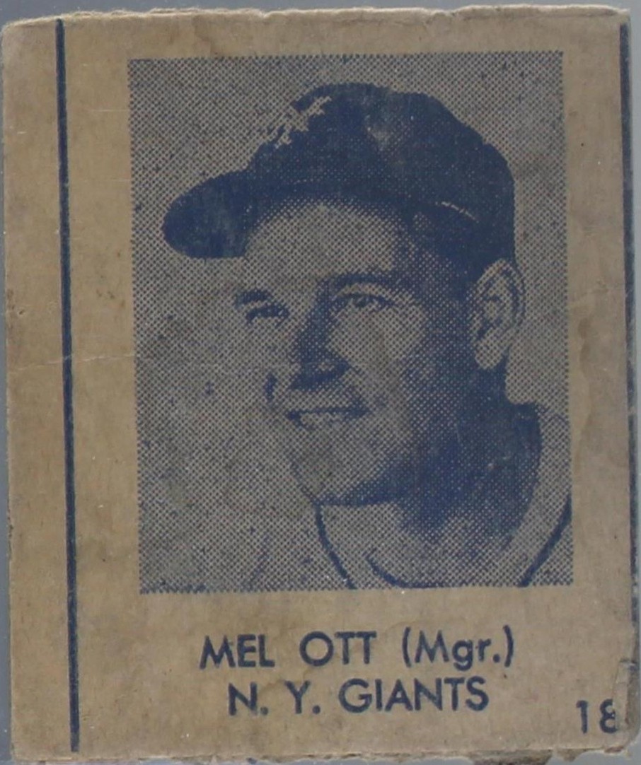 1948 Blue Tint Strip Cards - R346 Mel Ott #18 for sale online | eBay