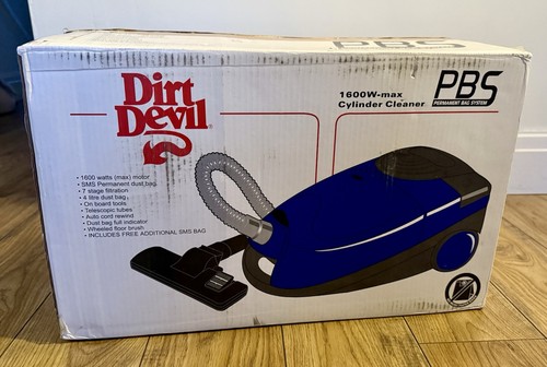 Very Rare New & Boxed Vintage Dirt Devil Cylinder Vacuum Cleaner 1600 ...