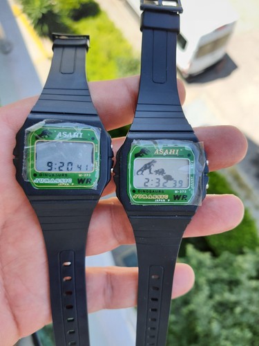 Asahi LCD Dinosaurs vintage jurassic park 1993 Watch (The Screen ...